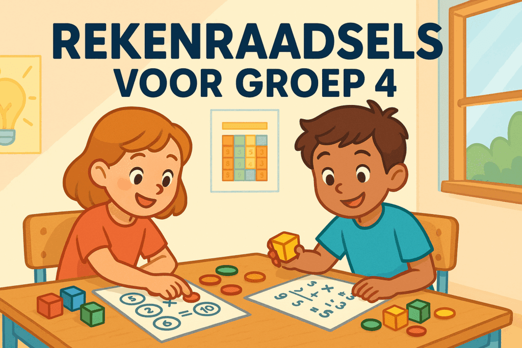 Rekenraadsels groep 4 – Tafels, halveren & denkplezier - Rekenraadsels ...